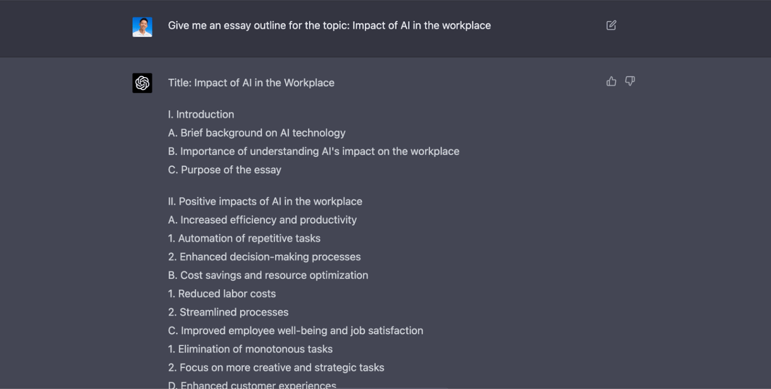 How To Write an Essay With AI