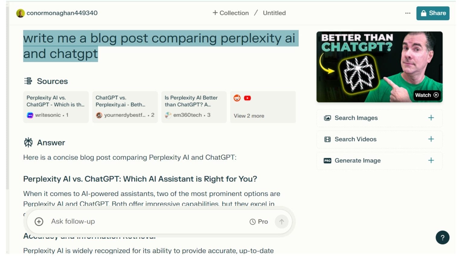 Perplexity AI Review 2024 - Is it Better than ChatGPT, Google?