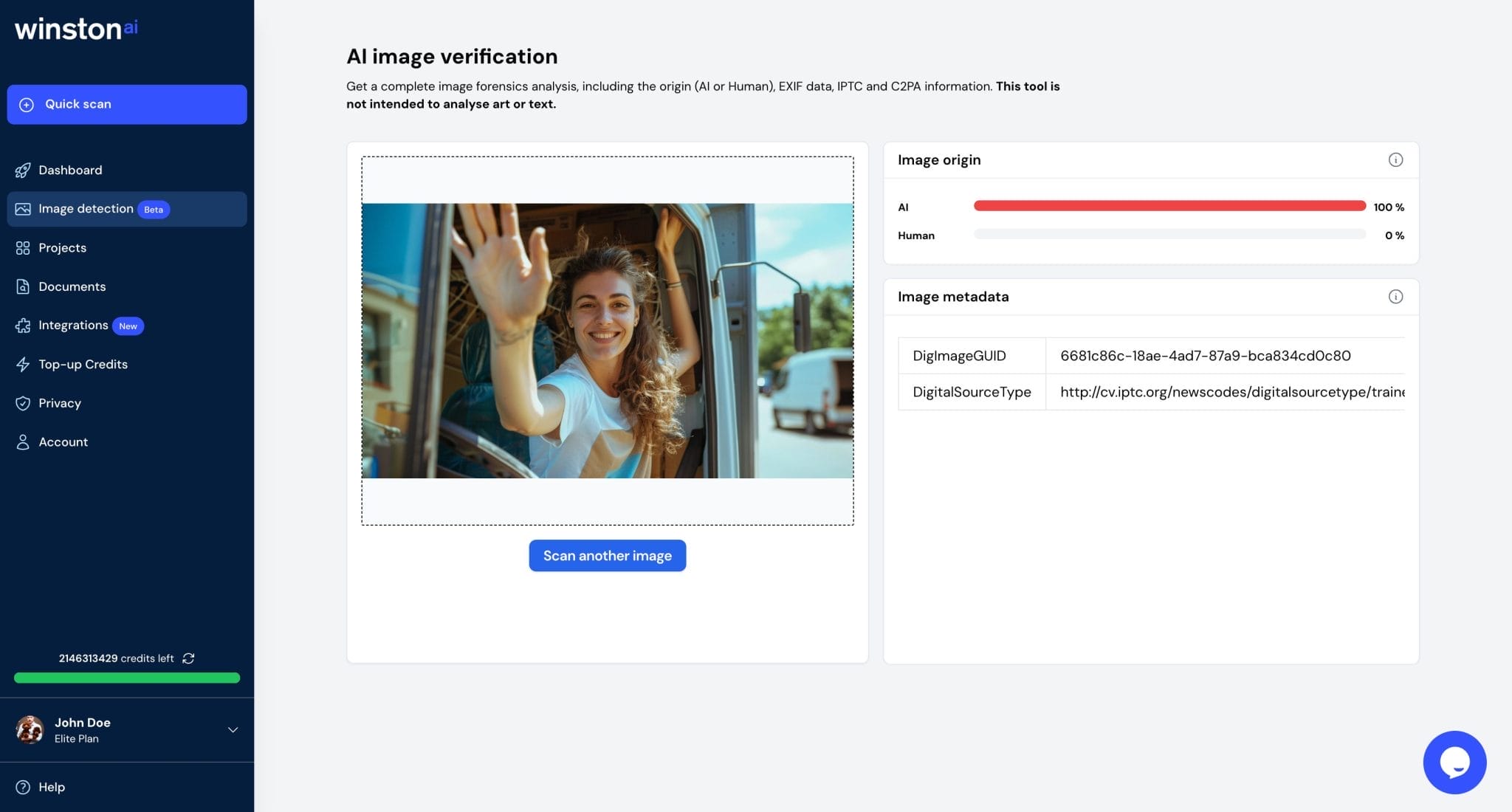 The leading AI Image Detector Solution