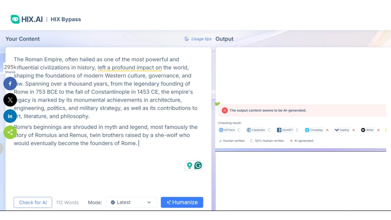 Hix Bypass Ai Review Does It Really Bypass Ai Content Detection
