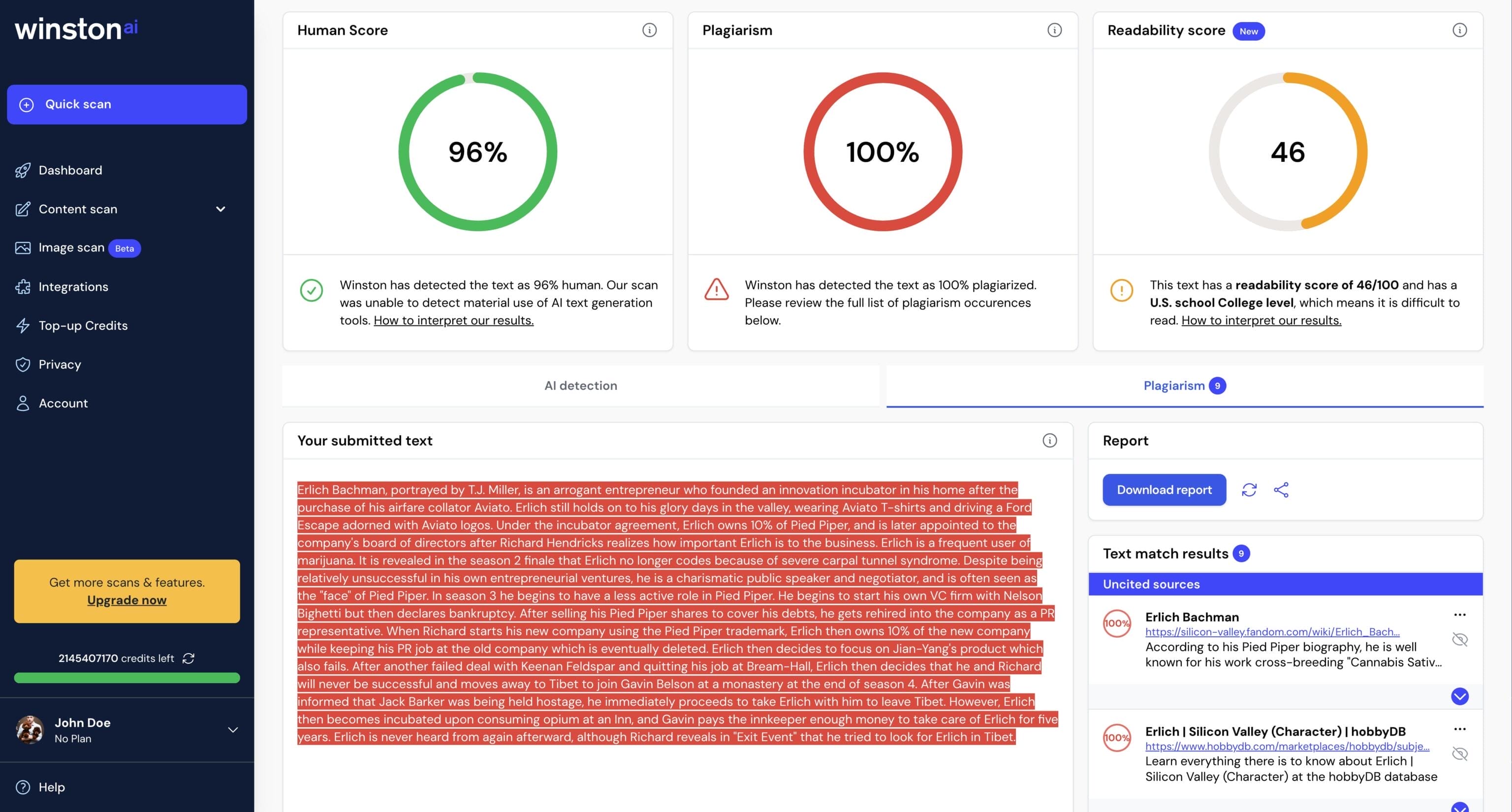 Plagiarism Checker │ Powered By AI