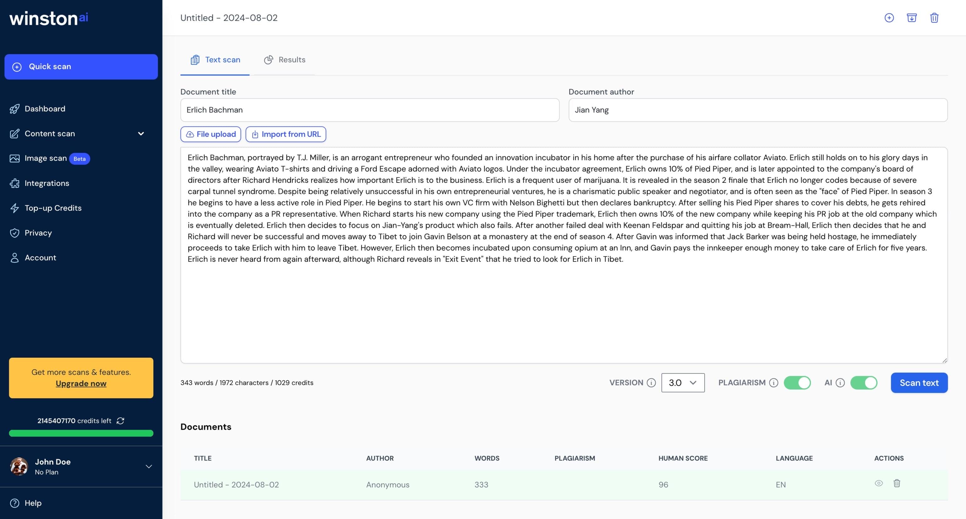 Plagiarism Checker │ Powered By AI