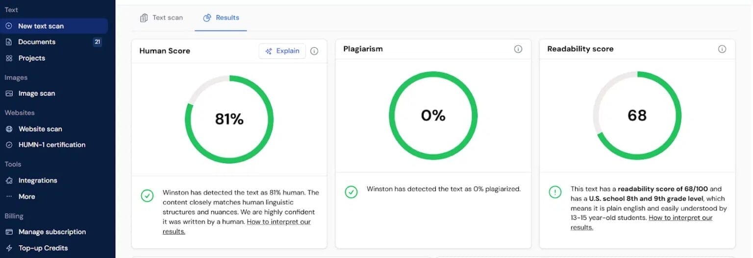 What Is a Good AI Detection Score? (Understanding AI Scores)